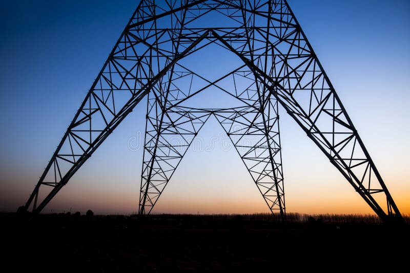 Pylon stock image. Image of pylon, equipment, line, electrician - 173823117