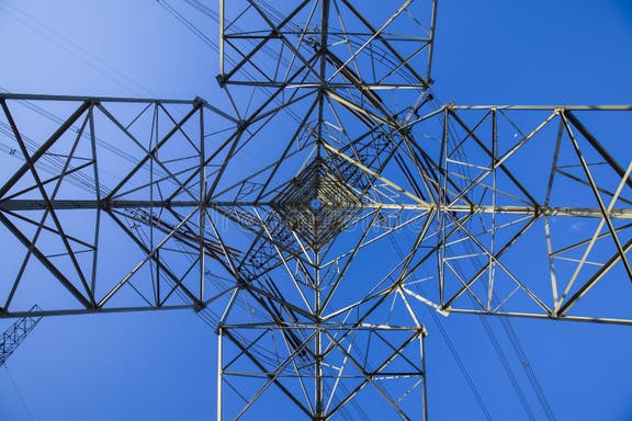 Pylon stock photo. Image of pylon, blue, environment - 172660804