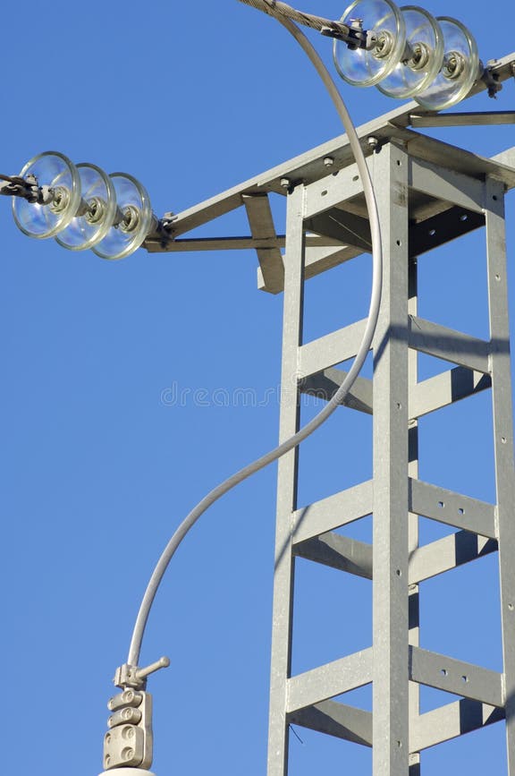Pylon view stock photo. Image of cable, post, engineering - 51741922