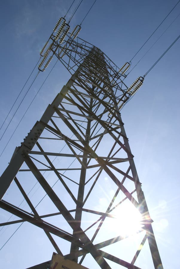 Electrical pillar stock photo. Image of electric, wire, bridge - 8216