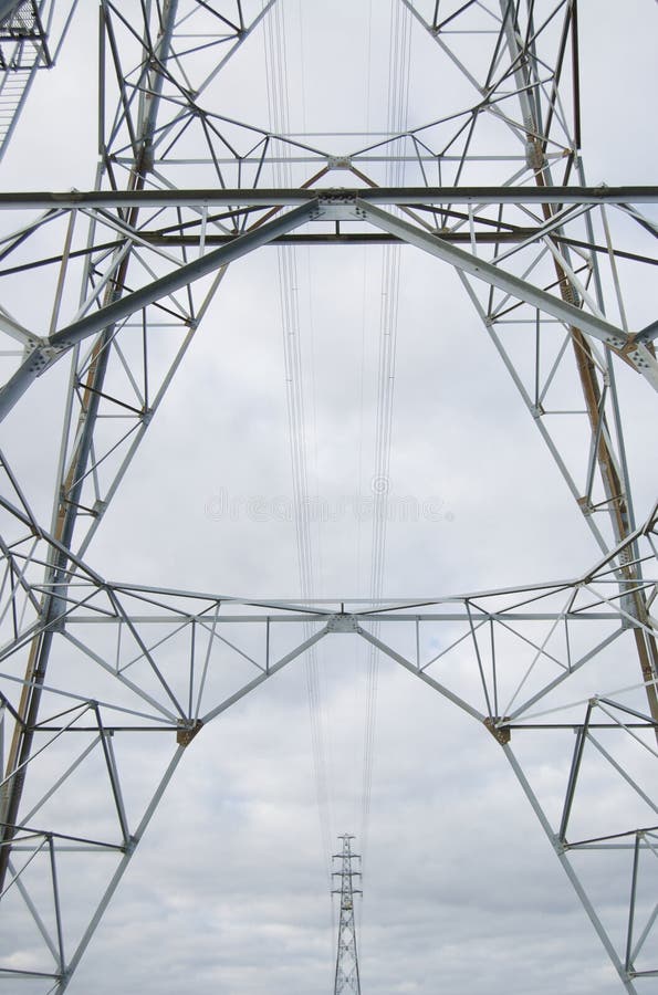 Pylons stock photo. Image of power, transport, industry - 21812638