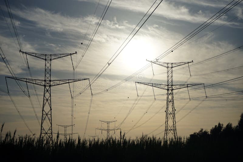 Tower and wire stock image. Image of place, architecture - 26433989