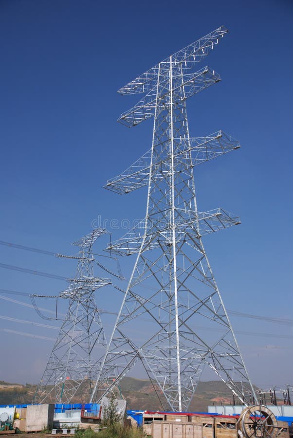 Pyloon stock foto. Image of hemel, pool, tribune, pyloon - 12444480