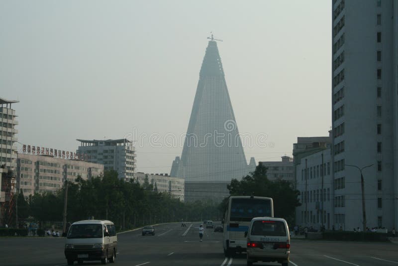 Pyongyang editorial photo. Image of landscape, alley - 102475741