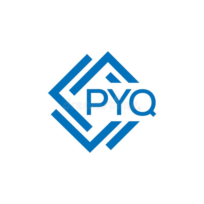 PYQ Letter Logo Design on White Background. PYQ Creative Circle Letter ...