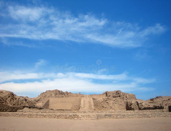 Pyramid 1 stock image. Image of peru, ruin, inca, america - 9006123