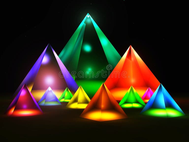 Pyramid Color Backgrounds Stock Illustrations – 1,177 Pyramid Color ...