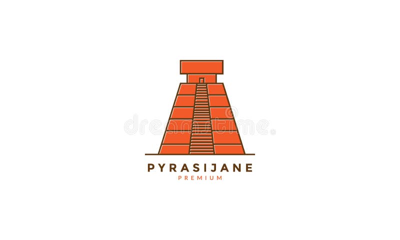 Pyramid Abstract Monogram Logo Vector Icon Illustration Stock Vector ...