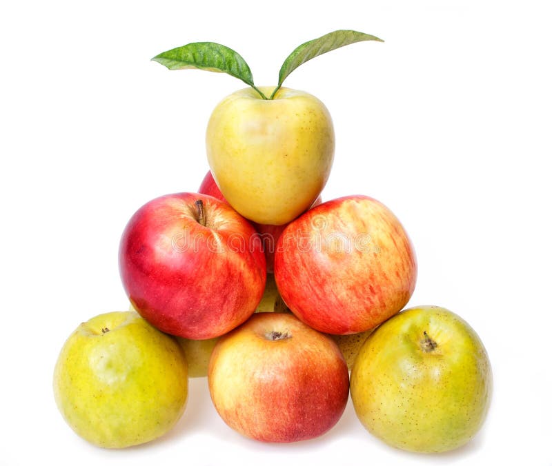 Pyramid of Apples stock image. Image of apple, eating - 37893425