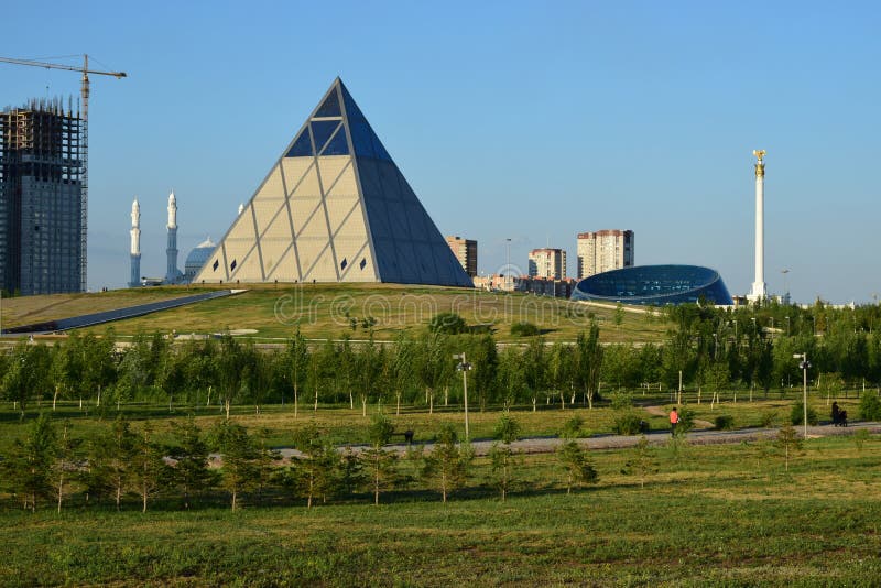 The Pyramid in Astana / Kazakhstan Editorial Stock Image - Image of ...