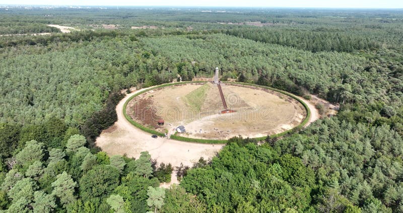 The Pyramid of Austerlitz Monument Consisting of a Grass Clad Pyramid ...