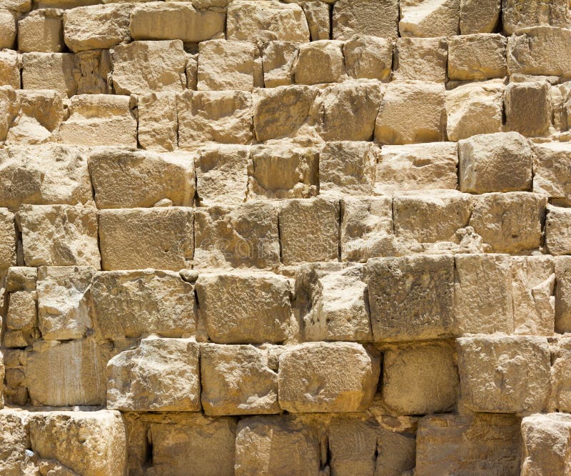 Pyramid blocks stock image. Image of egypt, famous, pyramid - 63644797