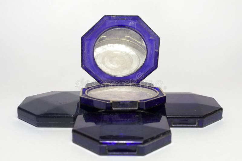 A Pyramid of the Blue Powder Boxes Stock Image - Image of model ...