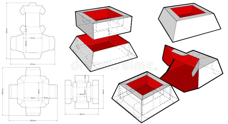 Box Triangular Pyramid Stock Illustrations – 302 Box Triangular Pyramid ...