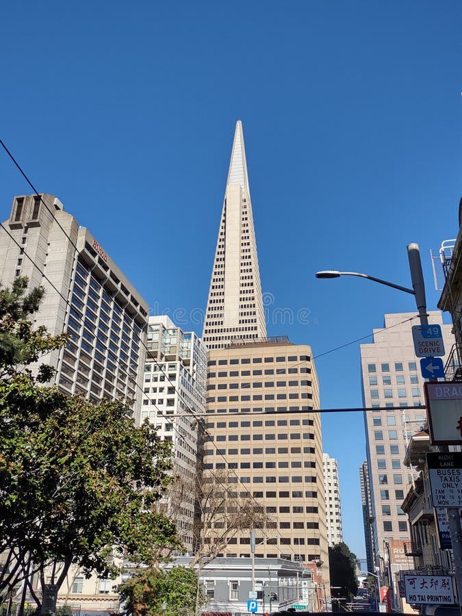 The Pyramid Building in San Francisco Editorial Stock Photo - Image of ...