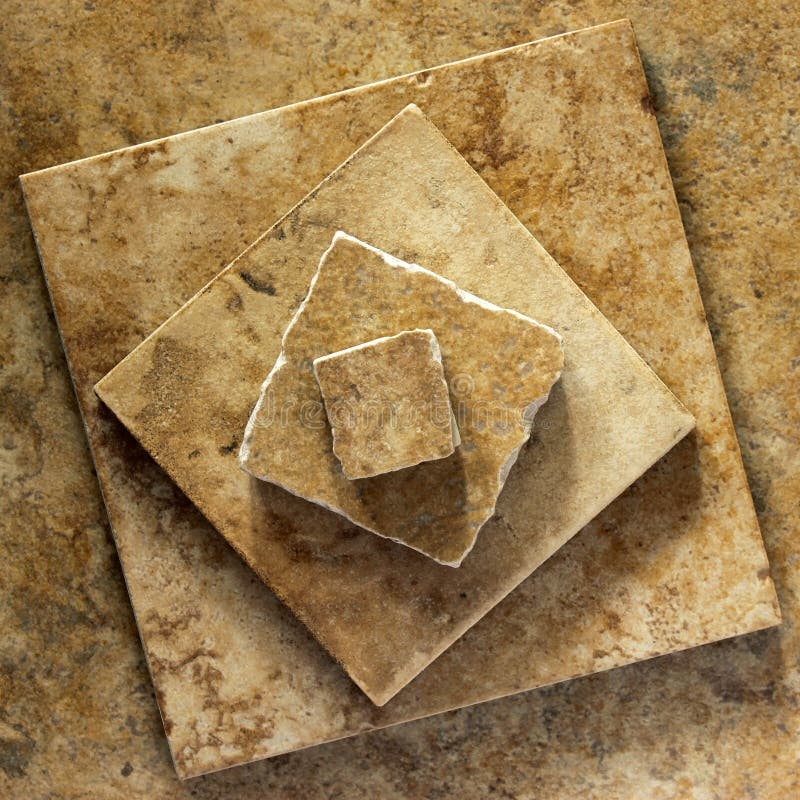 Pyramid Of Ceramic Tiles stock image. Image of material - 11439765