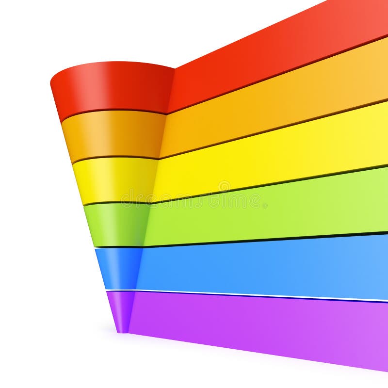 Pyramid with Color Levels, Pyramid Chart. 3d Rendering Stock ...