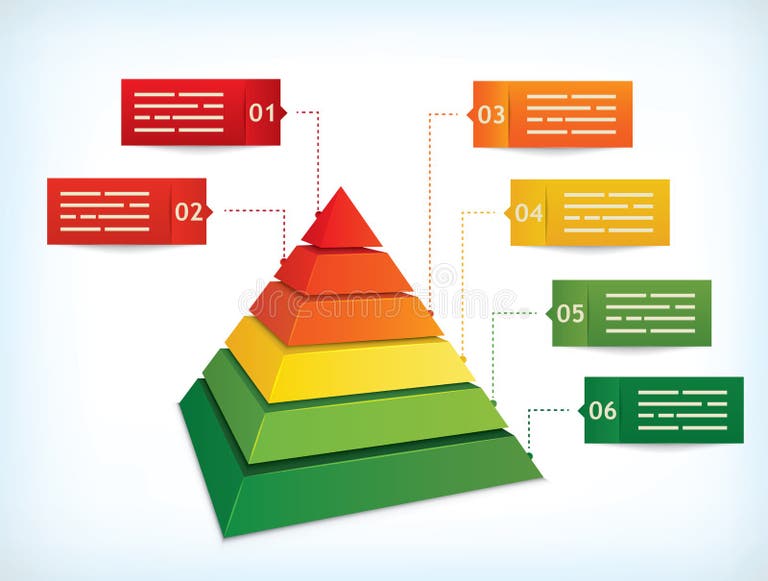 Hierarchy Pyramid Board Stock Illustrations – 83 Hierarchy Pyramid ...