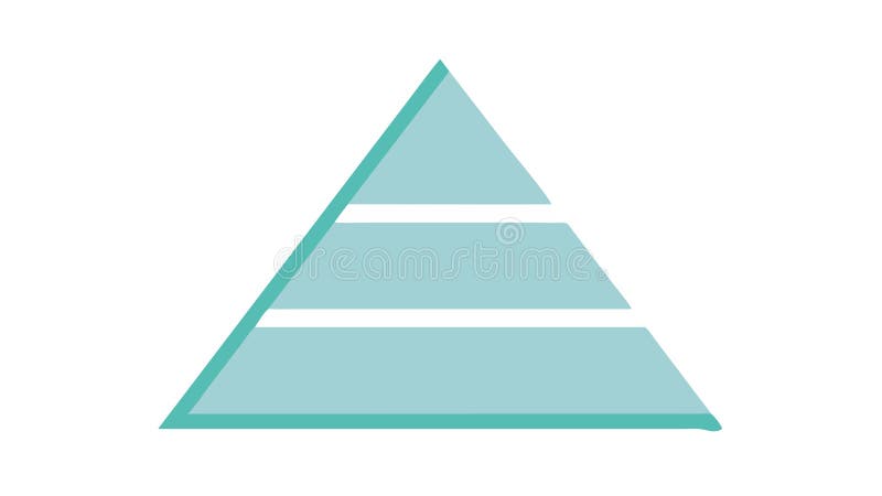 Pyramid Chart Diagram Icon Hierarchy Structure Levels Vector Design ...