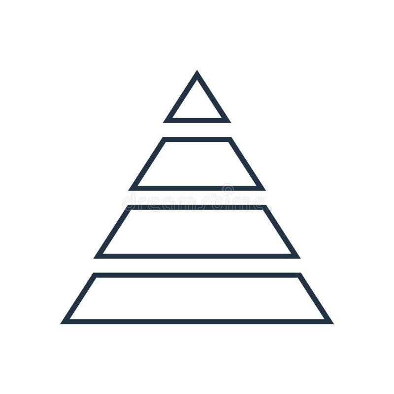 Pyramid Chart Icon Vector Isolated on White Background, Pyramid Chart ... Pyramid Chart Icon Vector Isolated on White Background, Pyramid Chart ...