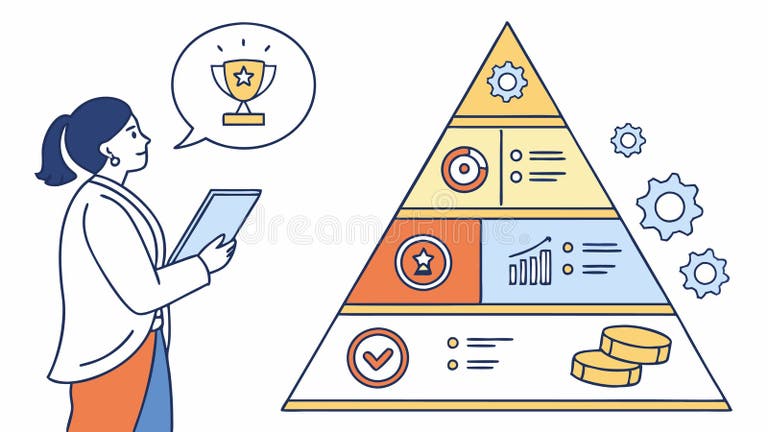 Pyramid Chart Infographic Hierarchy and Organizational Structure Tool ...