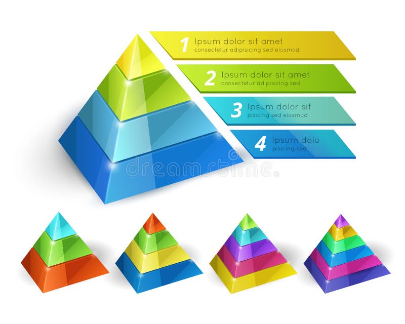 Layered Pyramid Stock Illustrations – 601 Layered Pyramid Stock ...