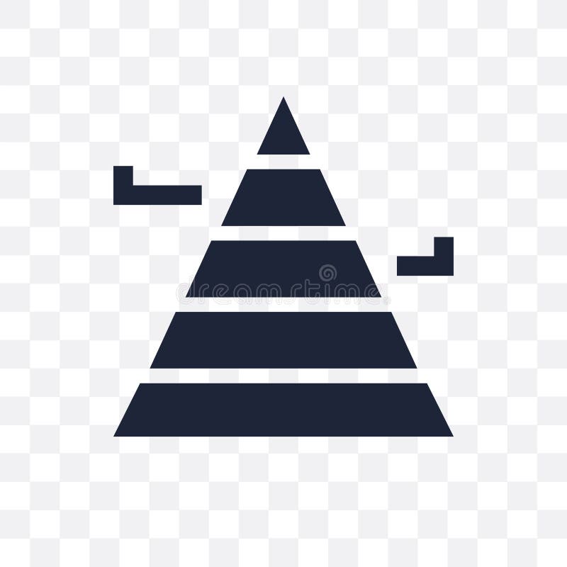 Pyramid Chart Transparent Icon. Pyramid Chart Symbol Design from Stock ...