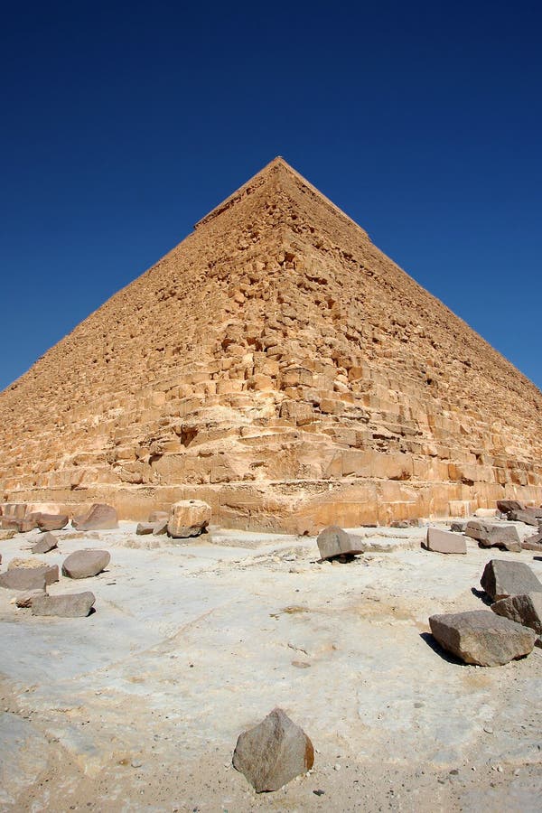 Pyramid of Cheops stock image. Image of dynasty, pyramids - 13332975