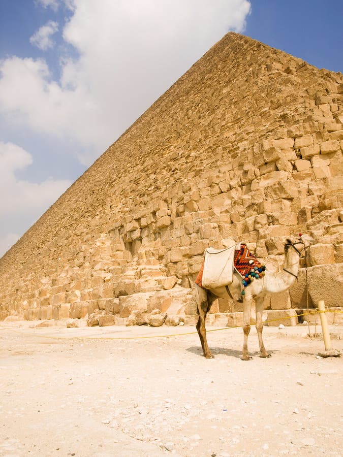 Pyramid of Cheops editorial stock photo. Image of tourist - 7638918