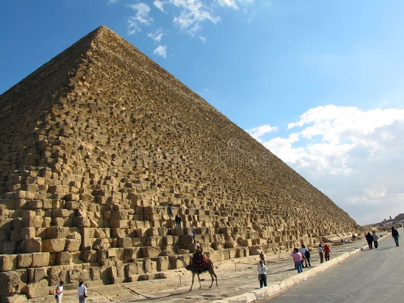 Pyramid of Cheops, Egypt stock image. Image of egyptology - 12410155