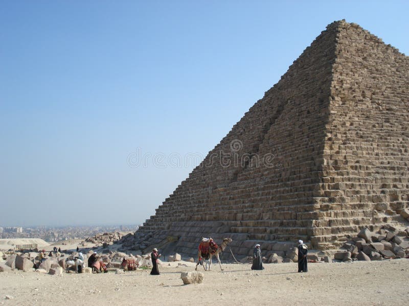 Smallest Pyramid in Giza Egypt Stock Photo - Image of sunny, giza: 21226408