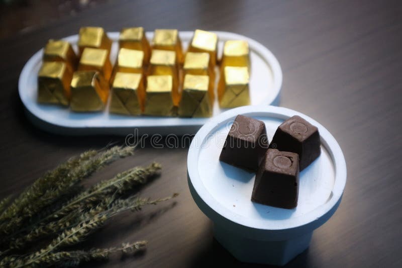 Pyramid Chocolate To Accompany Your Relaxing Time while Snacking Stock ...