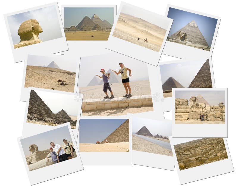 Pyramid collage stock image. Image of teen, montage, sandstone - 14403971