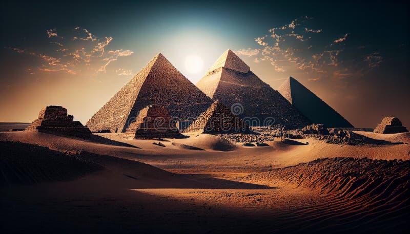 Pyramid Ai Generated Stock Illustrations – 2,249 Pyramid Ai Generated ...