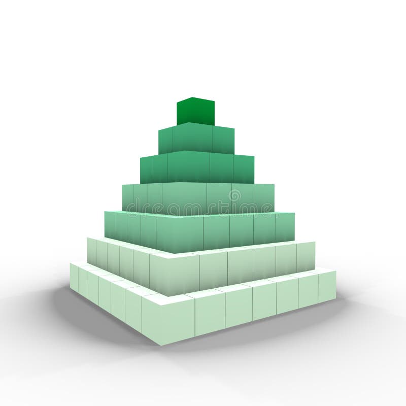 Pyramid with Missing Blocks Stock Vector - Illustration of order ...
