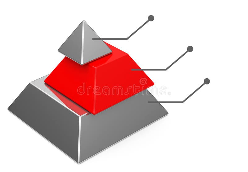 The pyramid stock illustration. Illustration of scheme - 50275707