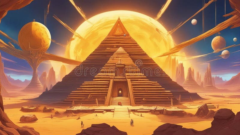 Pyramid in the Desert _A Ancient Space Port with a Pyramid Shaped ...