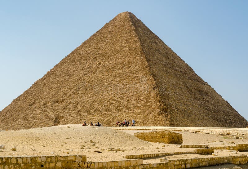Pyramid in the Desert in Luxor Egypt Stock Photo - Image of great ...