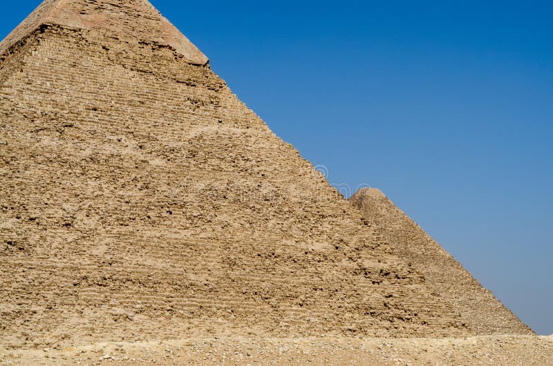 Pyramid in the Desert in Luxor Egypt Stock Image - Image of mausoleum ...