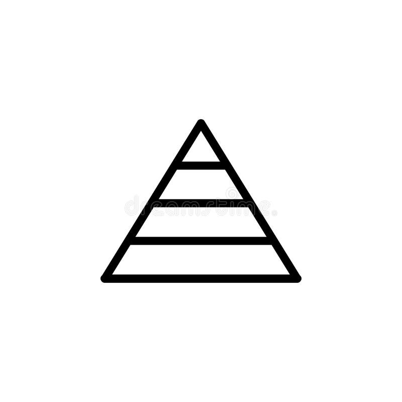 Pyramid Diagram Icon. Element of Minimalistic Icons for Mobile Concept ...