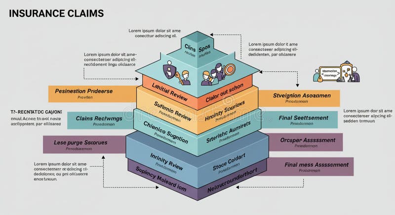 Pyramid Diagram Illustrating the Insurance Claims Process. the Pyramid ...