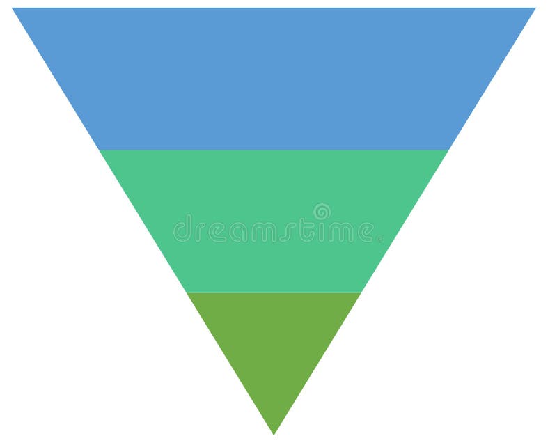 Pyramid Diagram for Presentation. Blank Form for Writing Texts Stock ...