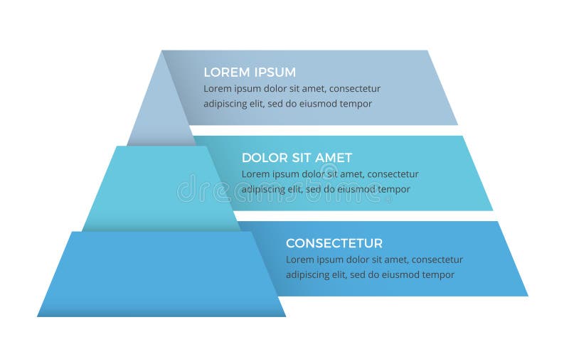 Pyramid Diagram stock vector. Illustration of chart - 362628054