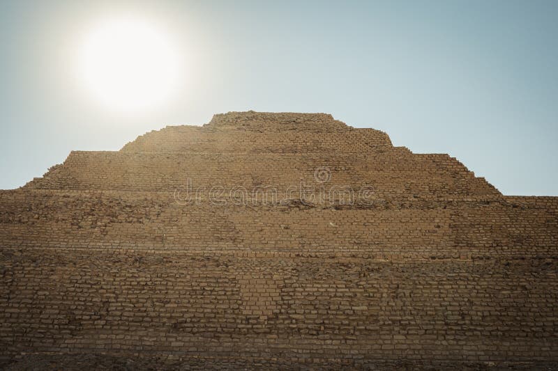 The Pyramid of Djoser. Step Pyramid of Djoser and the Pyramid Complex ...