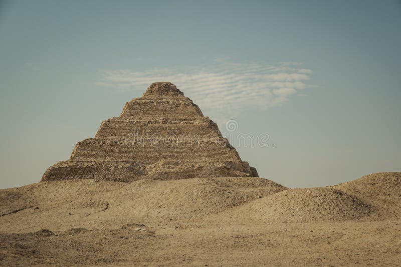 The Pyramid of Djoser. Step Pyramid of Djoser and the Pyramid Complex ...