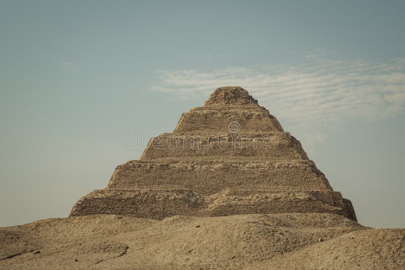 The Pyramid of Djoser. Step Pyramid of Djoser and the Pyramid Complex ...