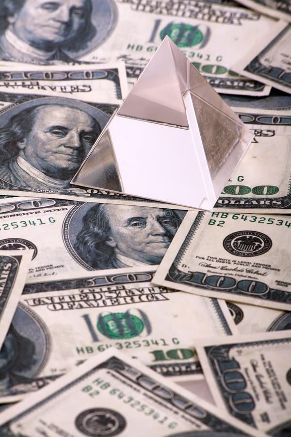 Dollar pyramid stock image. Image of economy, architecture - 18179443