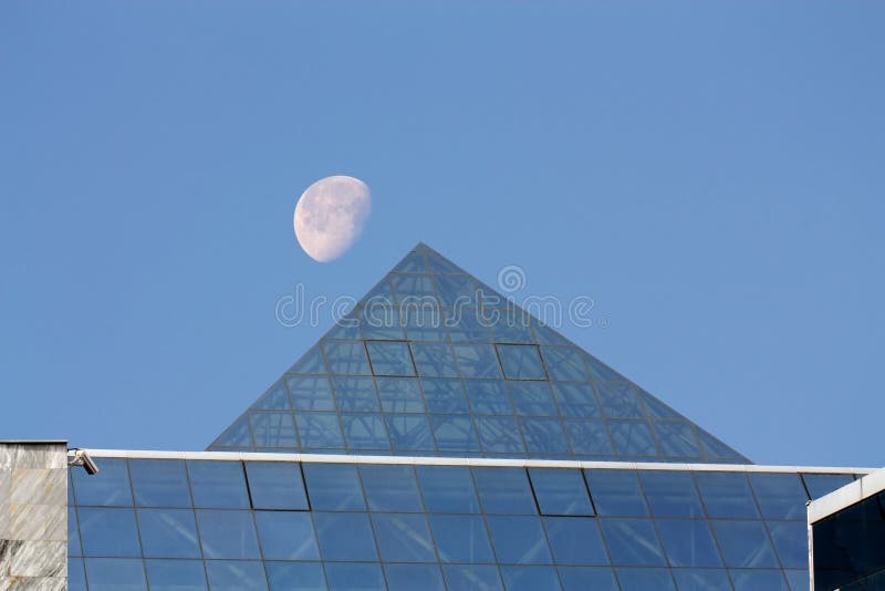 Pyramid stock image. Image of modern, estate, bright - 39765573