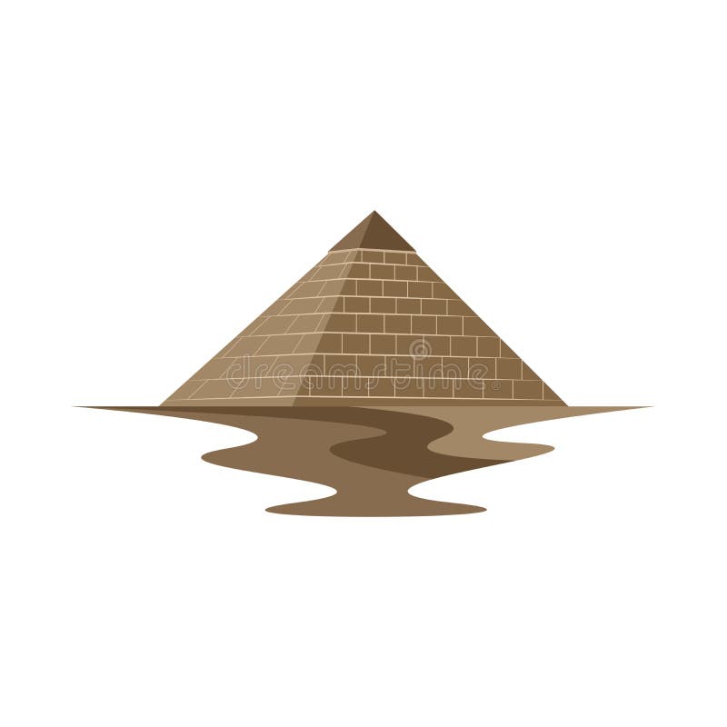 Pyramid Egypt Ancient Monument Logo and Icon Stock Vector ...