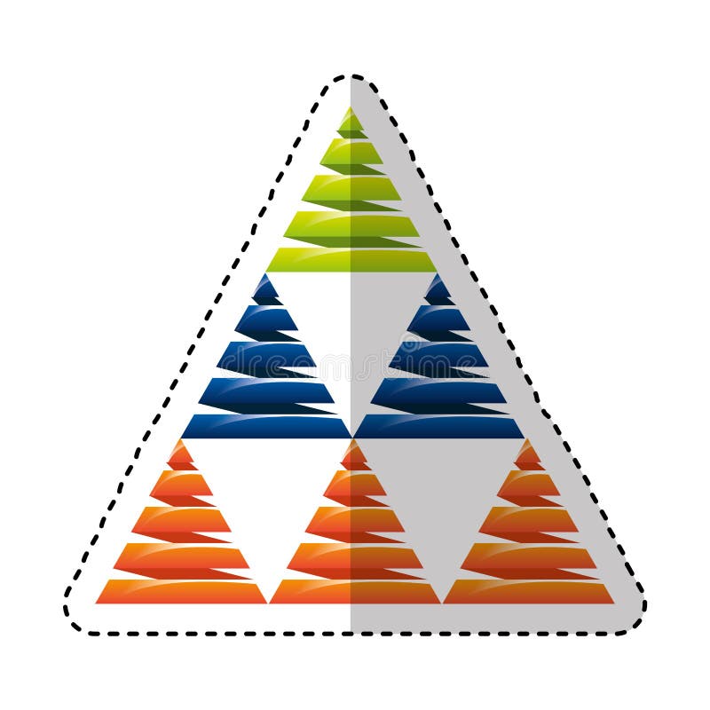 Pyramid Emblem Infographic Icon Stock Vector - Illustration of style ...